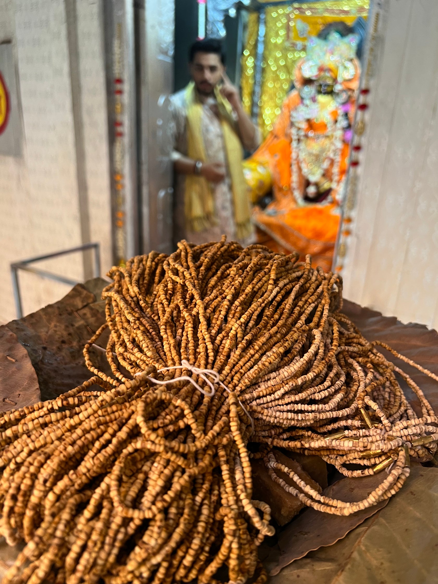 Prasadi Tulsi Kanthi Mala 🌸 2 Round Barik Kanthi Tulsi Mala ...