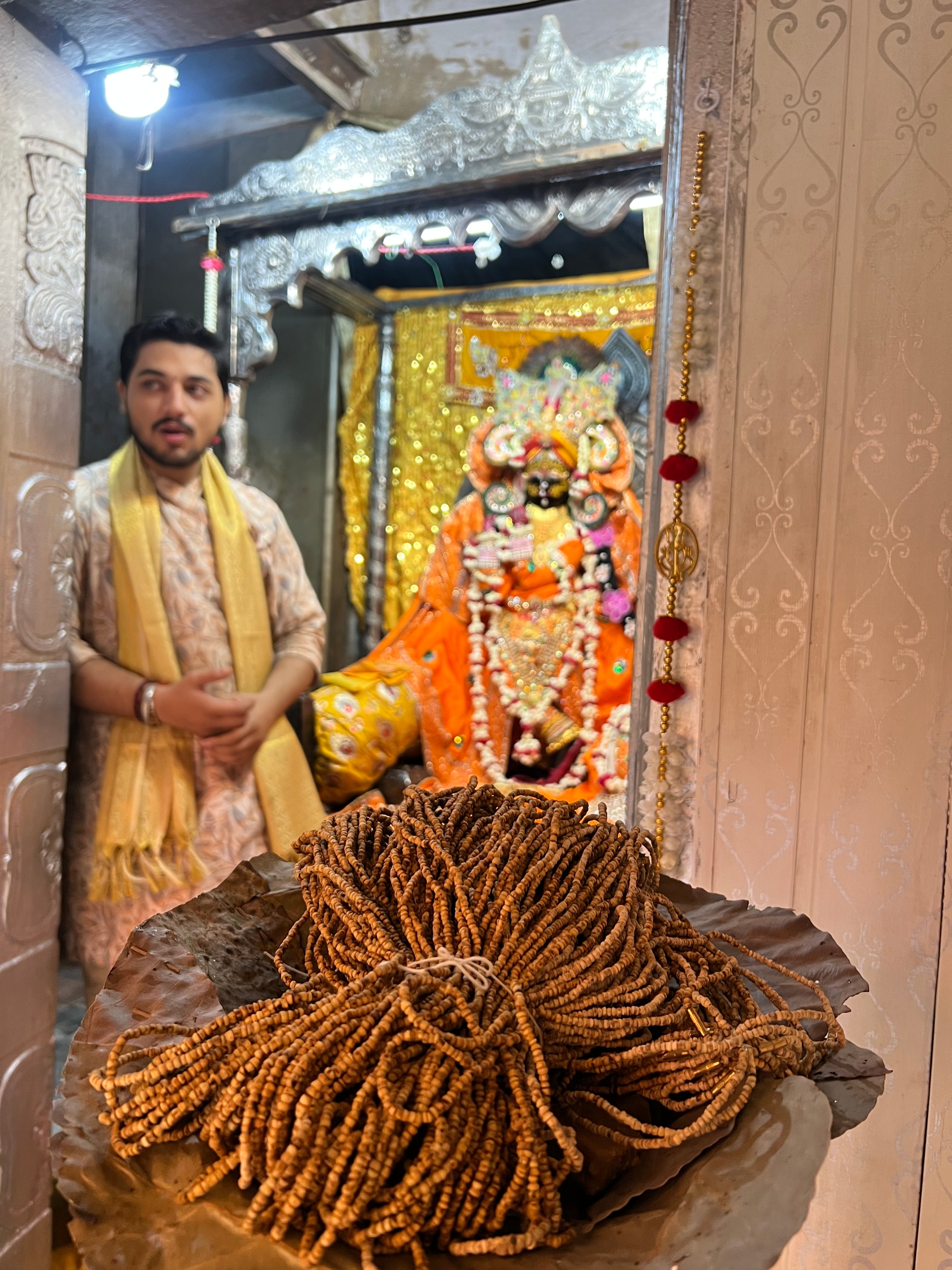 Prasadi Tulsi Kanthi Mala 🌸 2 Round Barik Kanthi Tulsi Mala ...