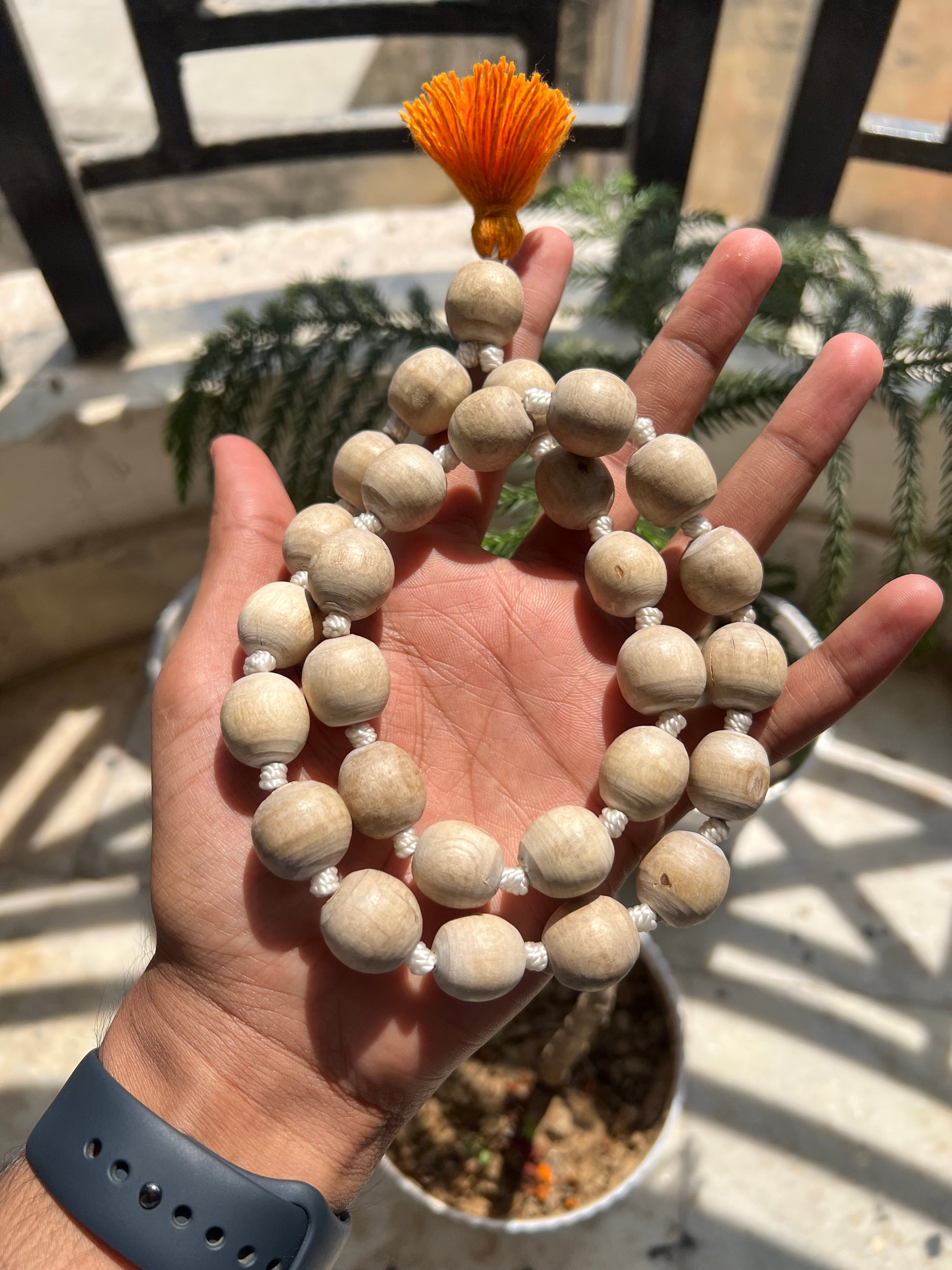 27+1 Tulsi Sumarni Japa Mala Big Size Beads 16,17mm – Tulsimalastore.in
