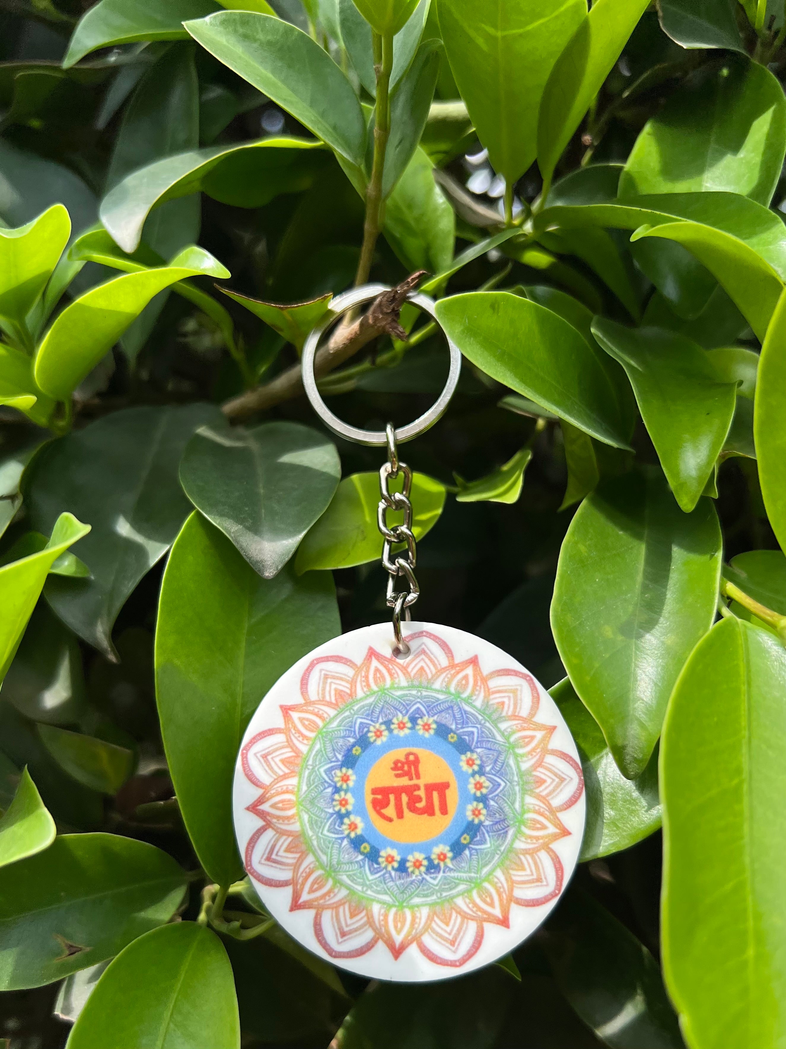 5 Piece Shree Radha Name Keychain PVC Rubber Keychain – Tulsimalastore.in