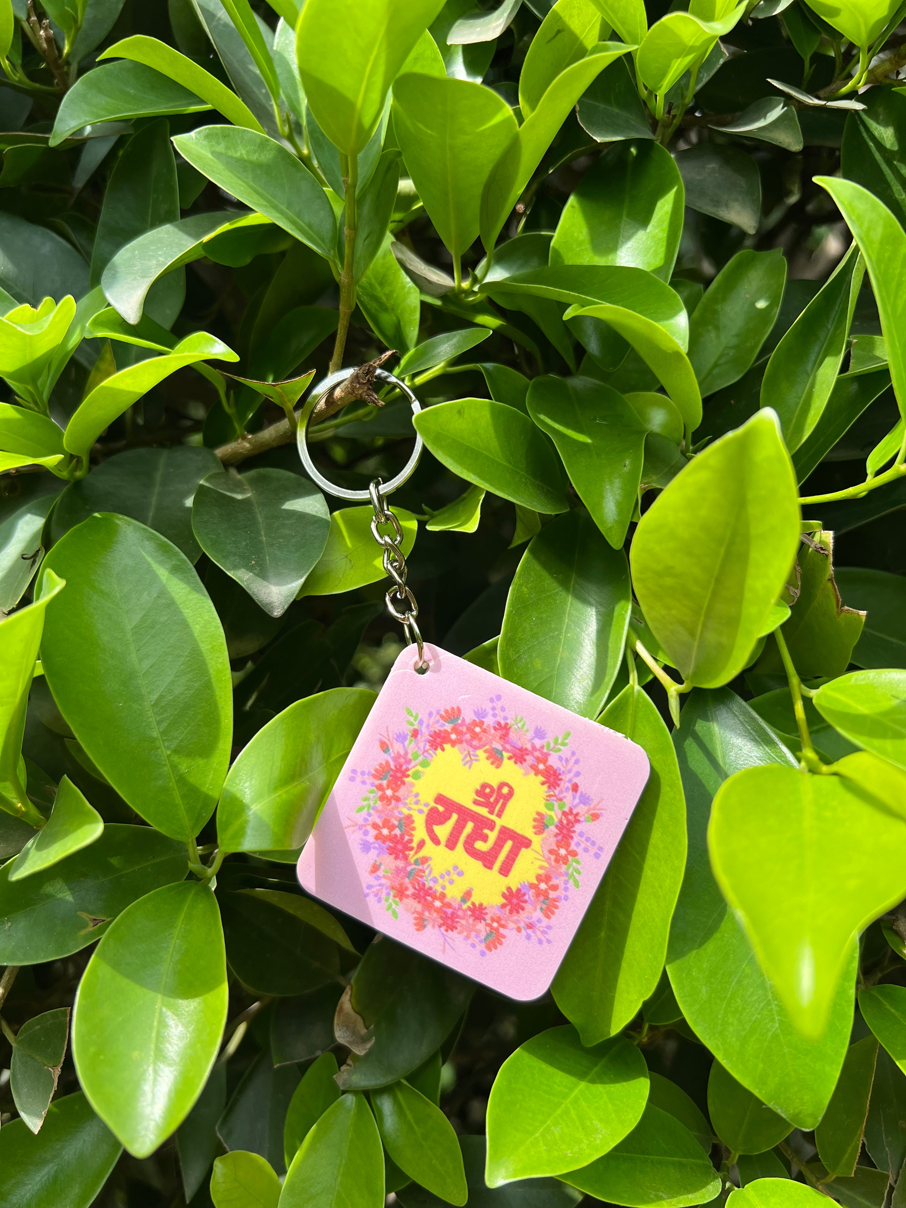 Shree Radha PVC Rubber Keychain – Tulsimalastore.in